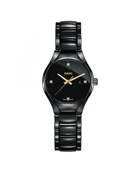 Szwajcarski zegarek damski RADO True Diamonds R27059712 - Zegaris.pl